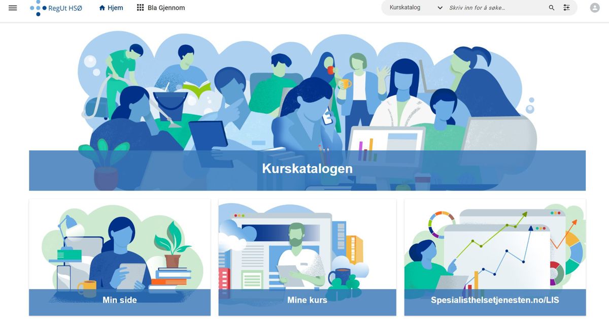 RegUt HSØ fikk ny læringsportal og påmeldingssystem for nasjonalt ...
